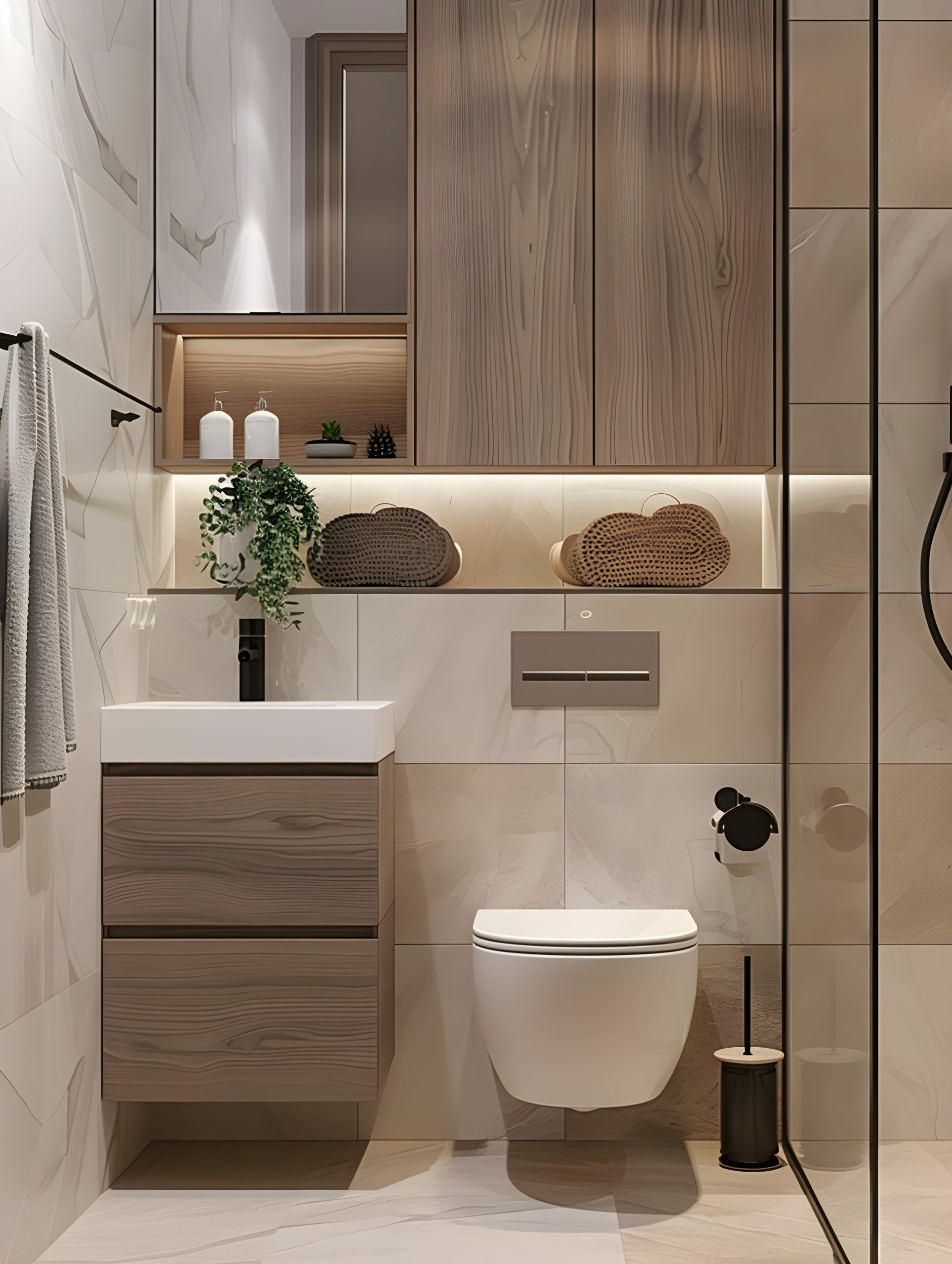 13 Small Bathroom Makeover Ideas - Kesaa Interiors