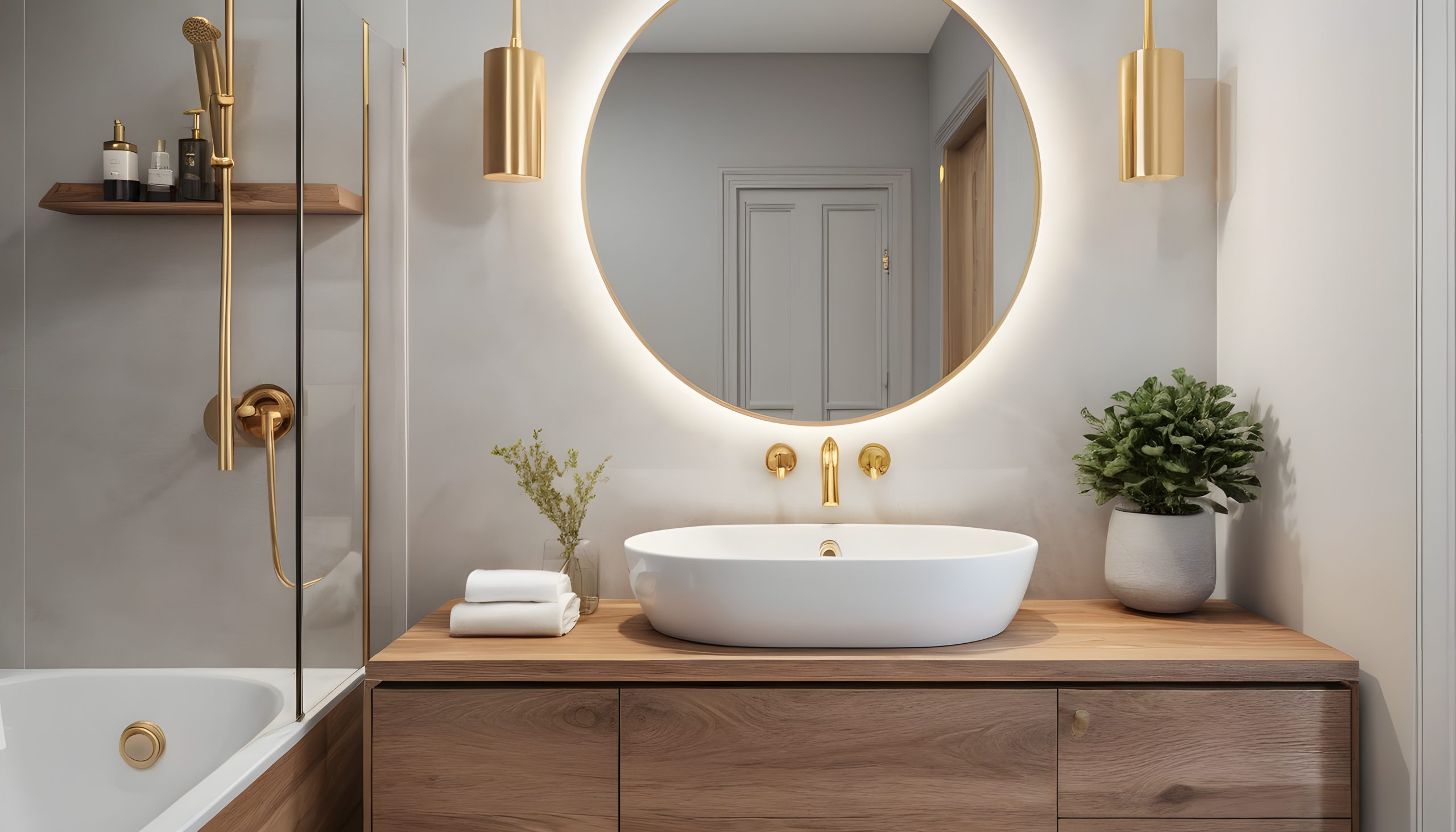 13 Small Bathroom Makeover Ideas - Kesaa Interiors