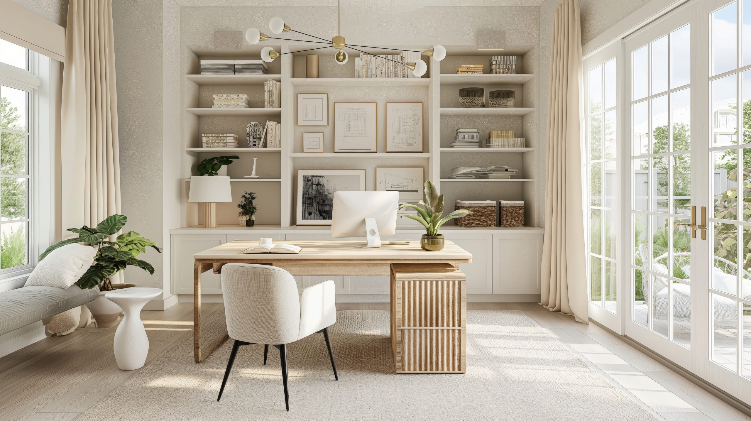 8 Essentials For a Productive Home Office Design - Kesaa Interiors
